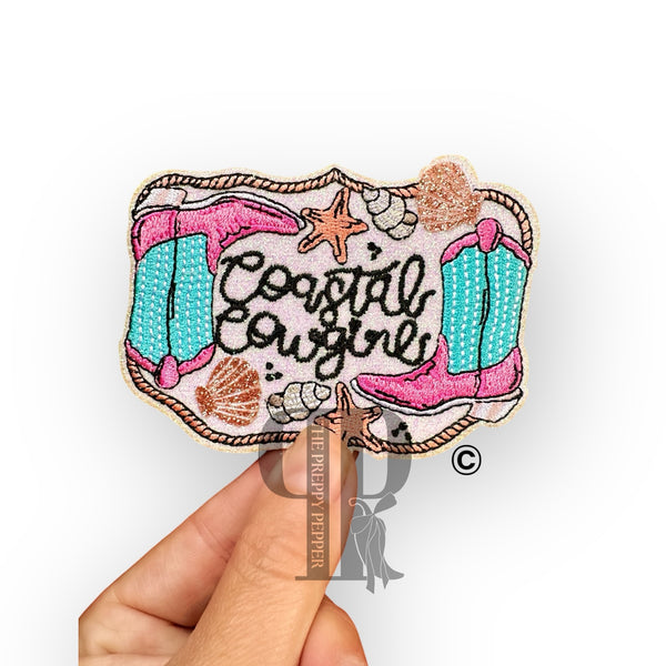 Glitter Coastal Cowgirl Patch ©️ – The Preppy Pepper