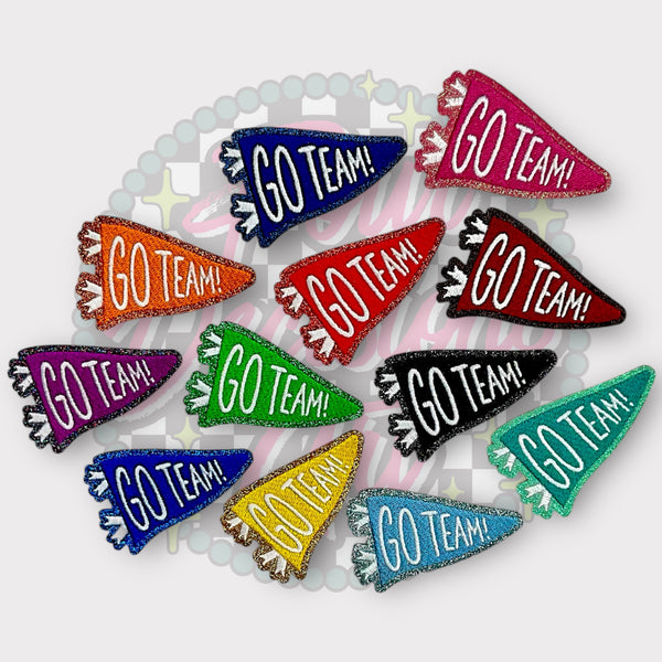 Go Team Pennant Flag©️ – The Preppy Pepper